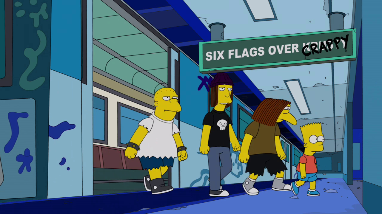 Image Six Flags Over Krusty Subway Station Simpsons Wiki