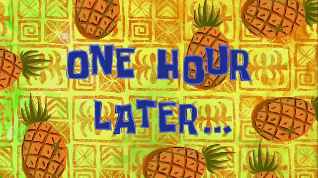 Obraz - OneHourLater.png | SpongeBob Wiki | FANDOM powered by Wikia