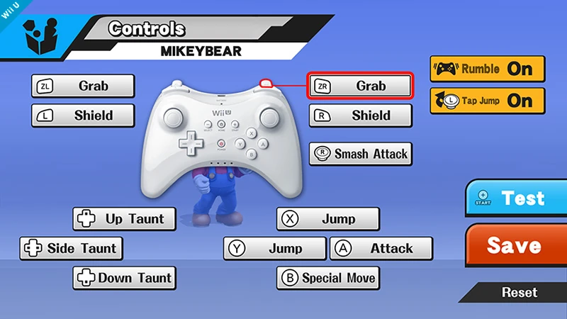 Image - Controls screen (Wii U Pro Controller).jpg | Smashpedia ...