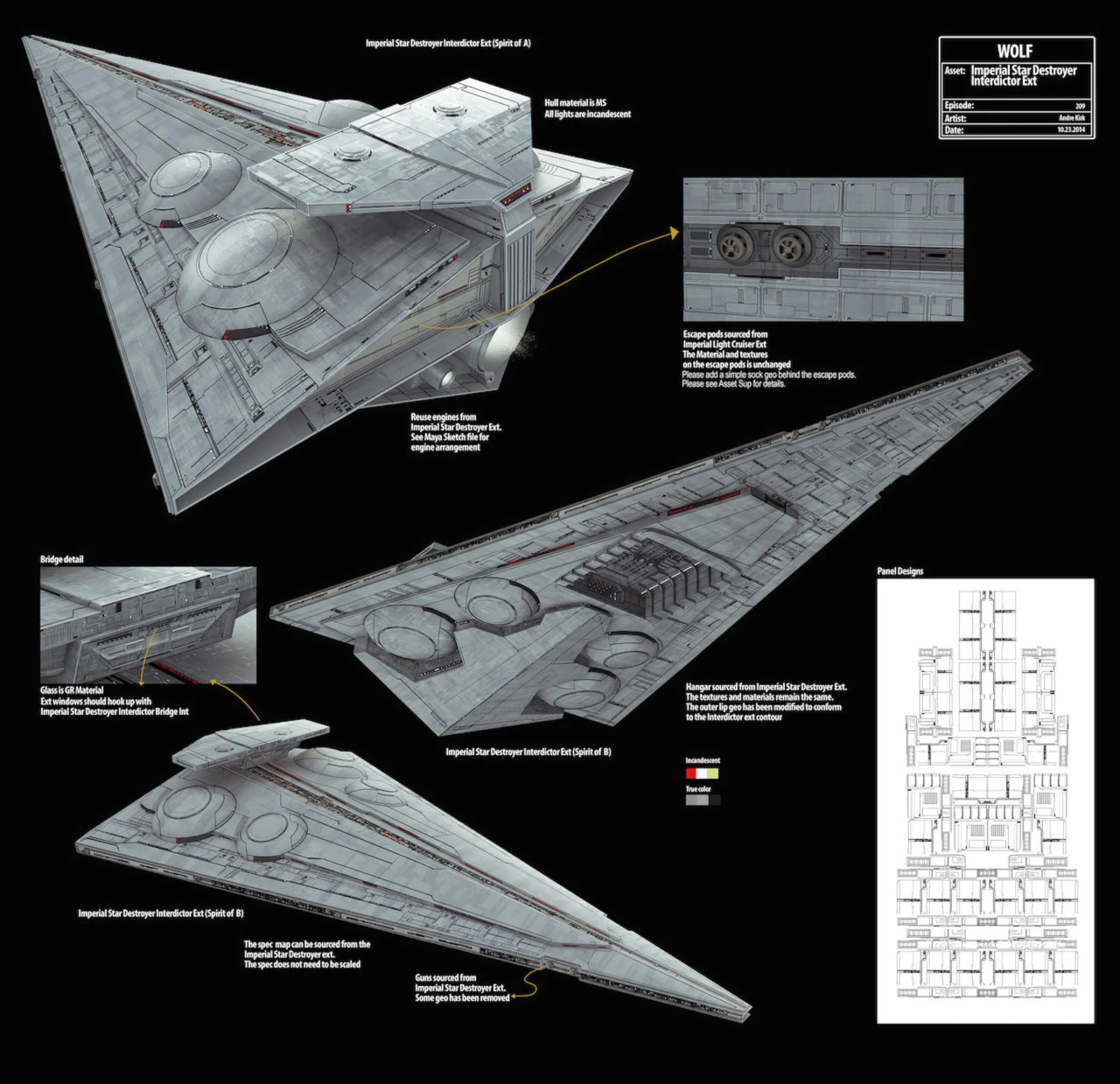Image - Imperial Interdictor Concept.jpg | Star Wars Rebels Wiki ...