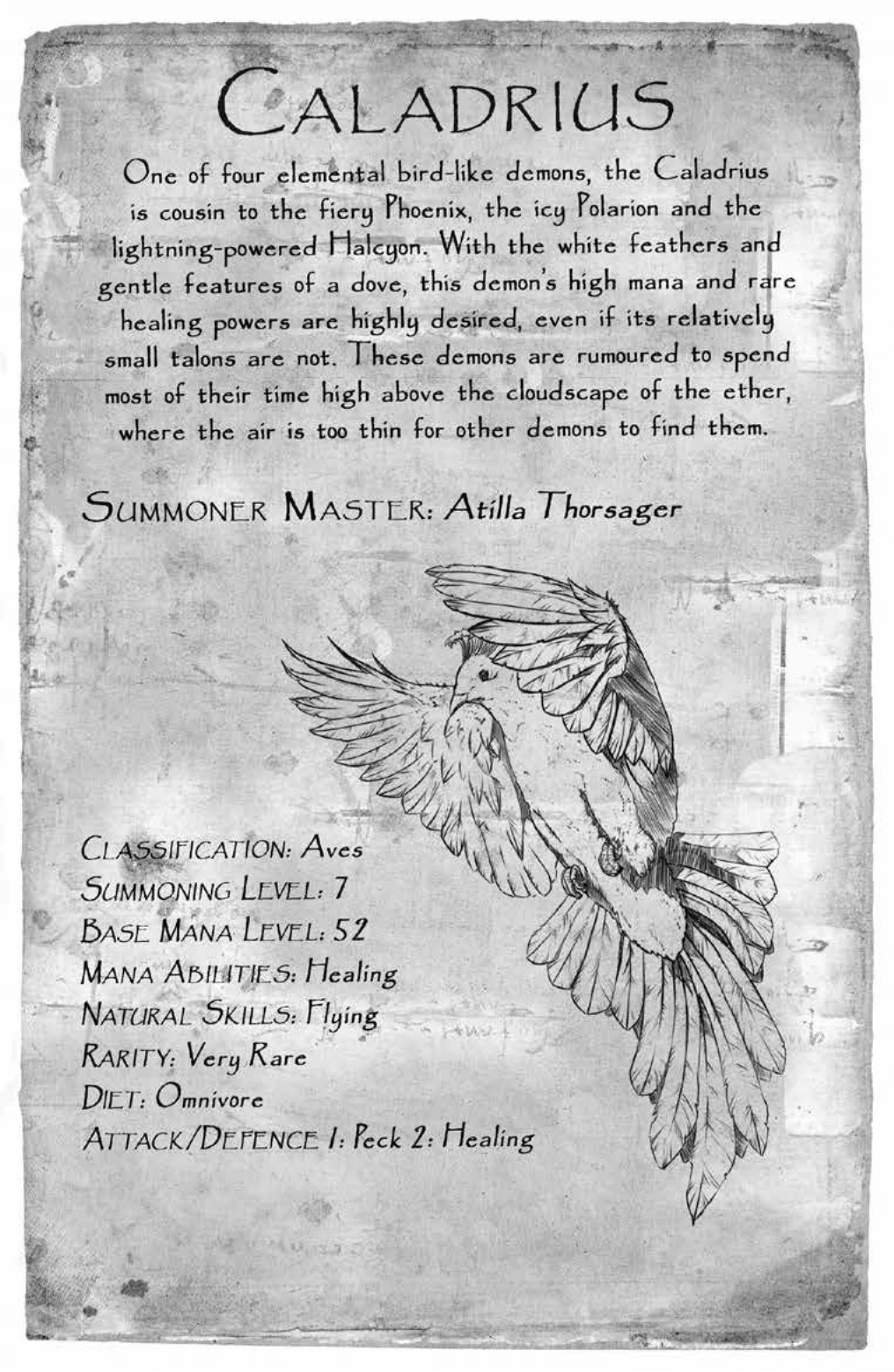 Image - Caladrius 01.png | Summoner: The Novice Wikia | Fandom powered ...