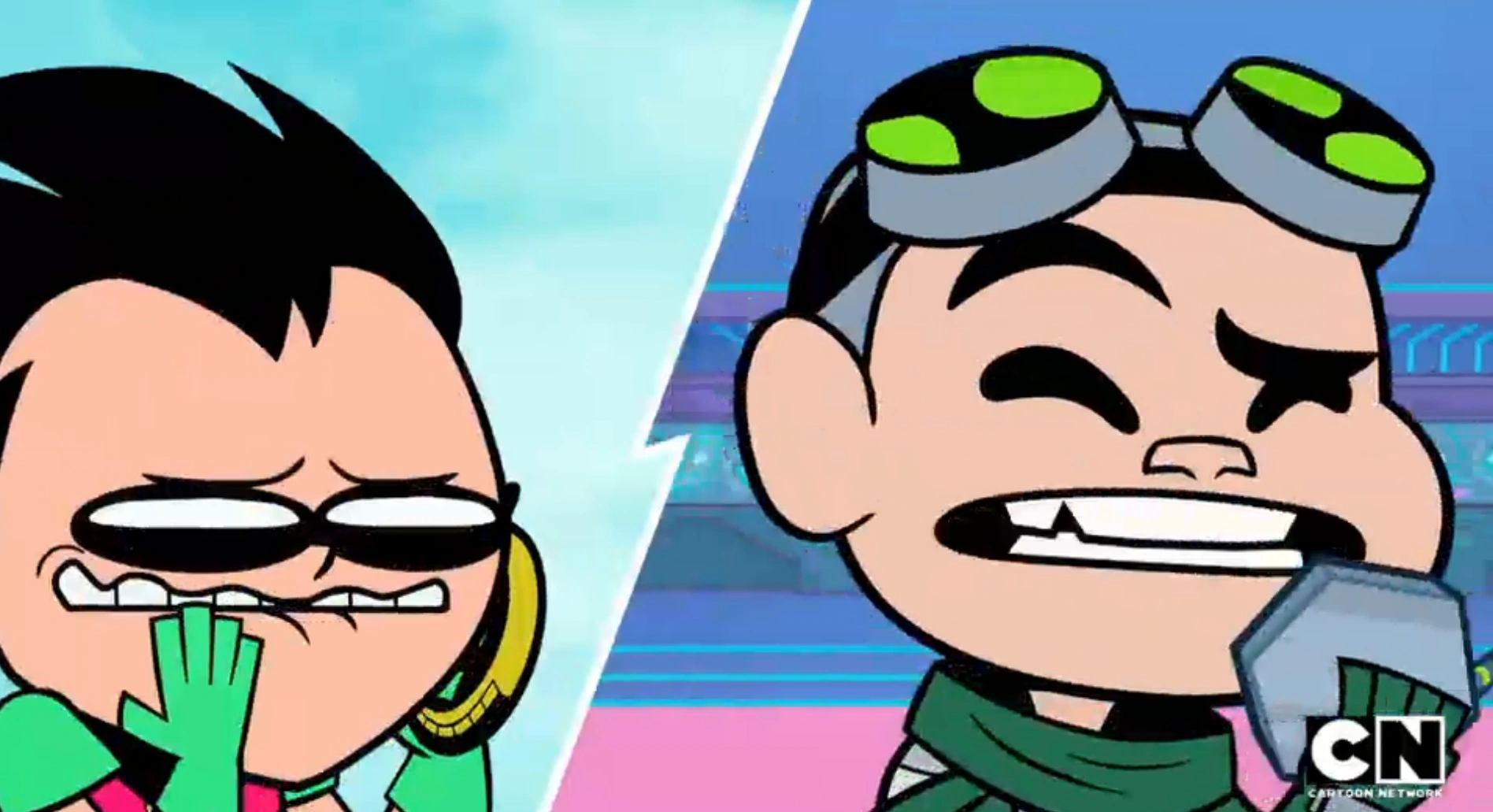 Image - Robin prank calling Gizmo.png | Teen Titans Go! Wiki | Fandom ...