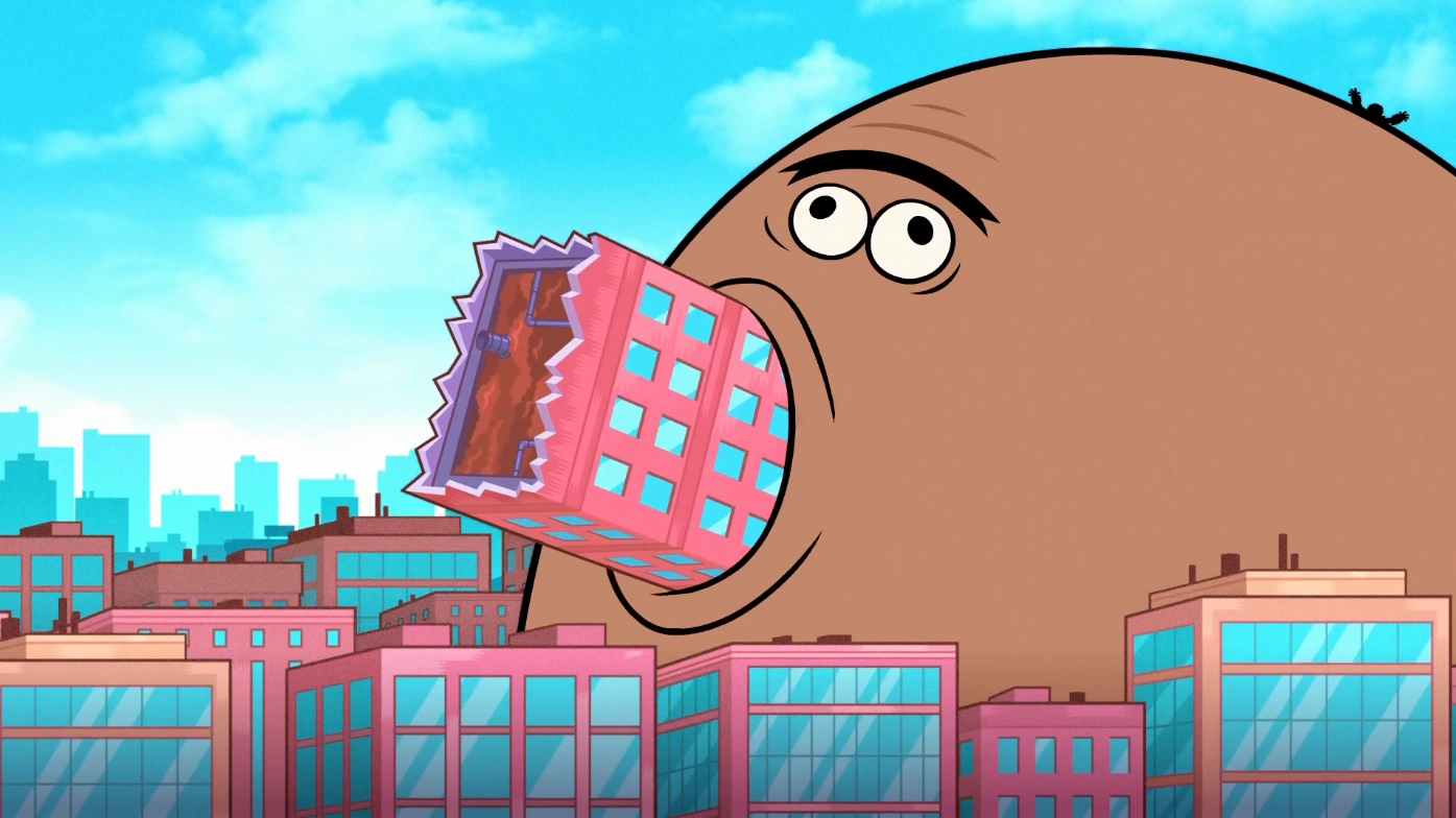 Image - Cyborg-Belly-Huge2-Smile-Bones.PNG | Teen Titans Go! Wiki ...