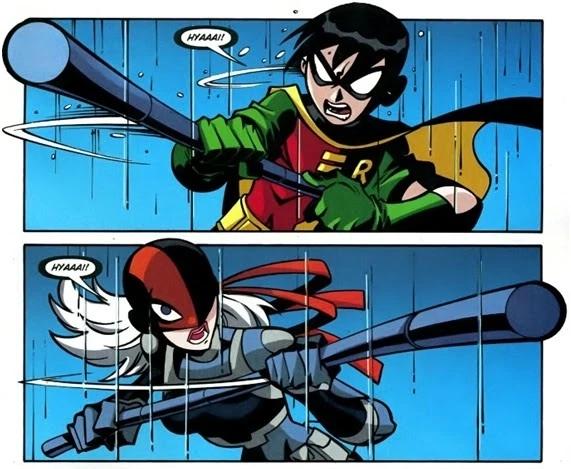 Image - Robin vs Ravager.jpg | Teen Titans Wiki | FANDOM powered by Wikia