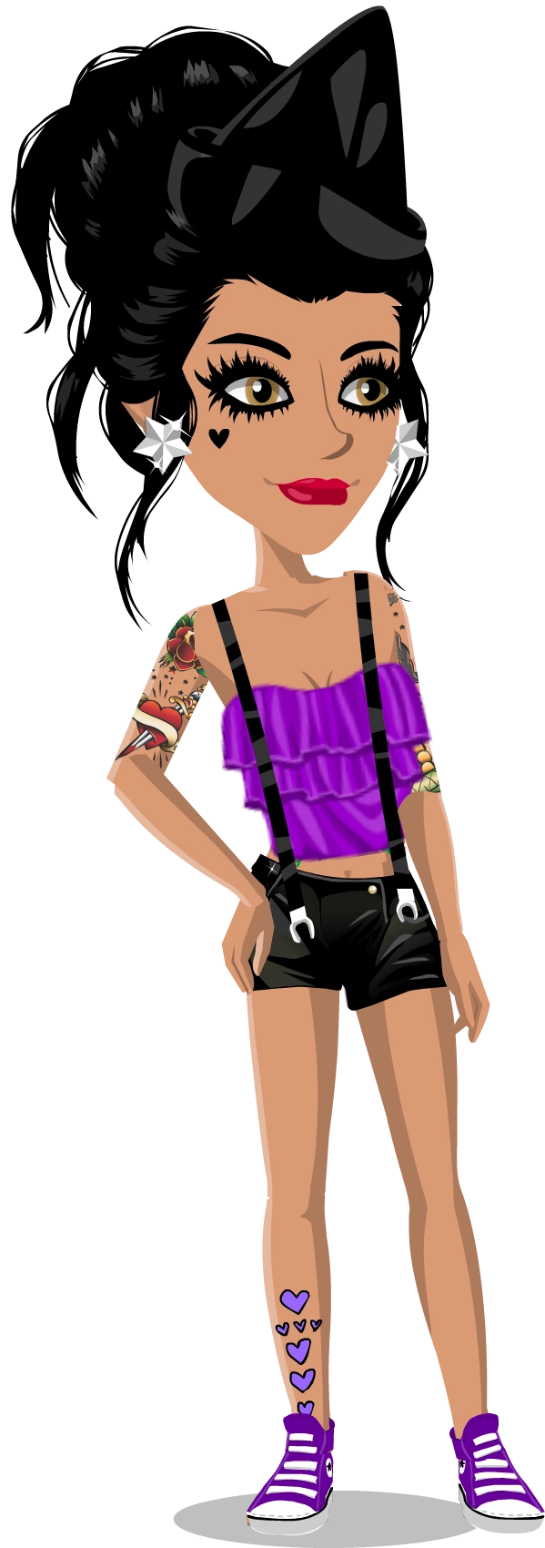 Image - MSP-Black hair.png | The MovieStarPlanet Wiki | FANDOM powered ...