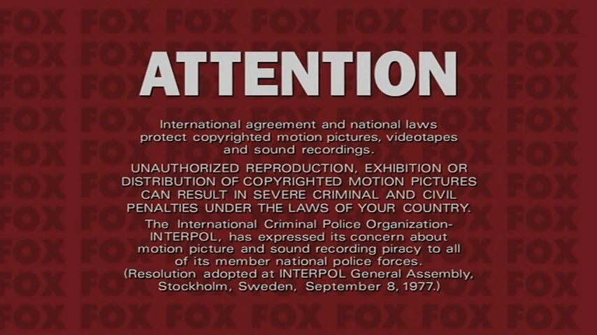 Image - 20th Century FOX FBI Warning Screen 3b.jpg | The FBI Warning ...