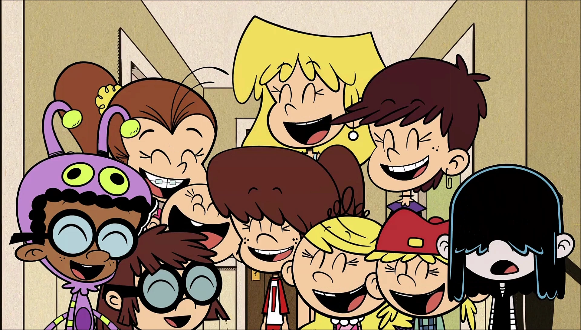 Image - S1E12A The girls and Clyde cheer.png | The Loud House ...