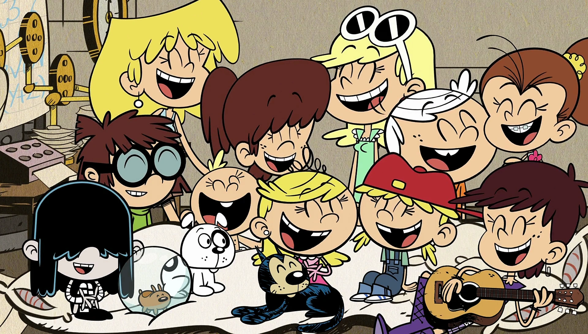 Image - S1E26B Loud Siblings in the basement.png | The Loud House ...