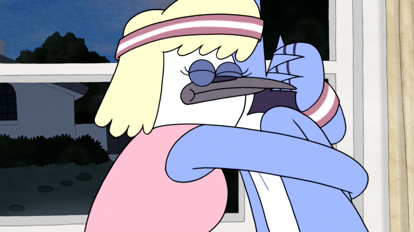 Image S6e01078 Mordecais Mom Hugging Mordecaipng Regular Show Wiki Fandom Powered By Wikia