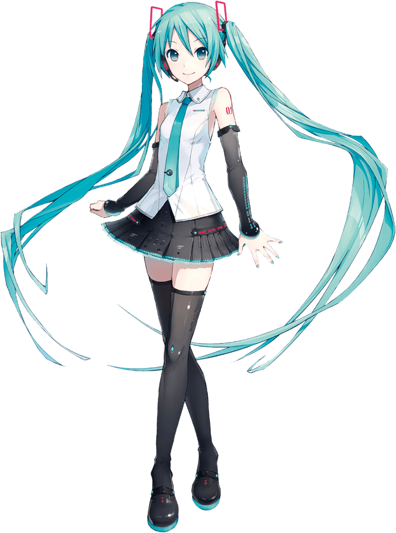 Hatsune Miku [Vocaloid 01] Minecraft Skin