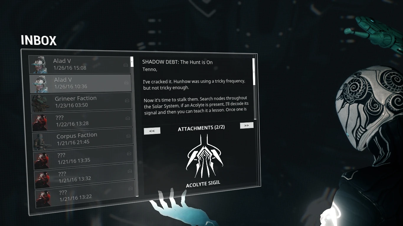 Acolyte and Hunhow connection? - General Discussion - Warframe Forums