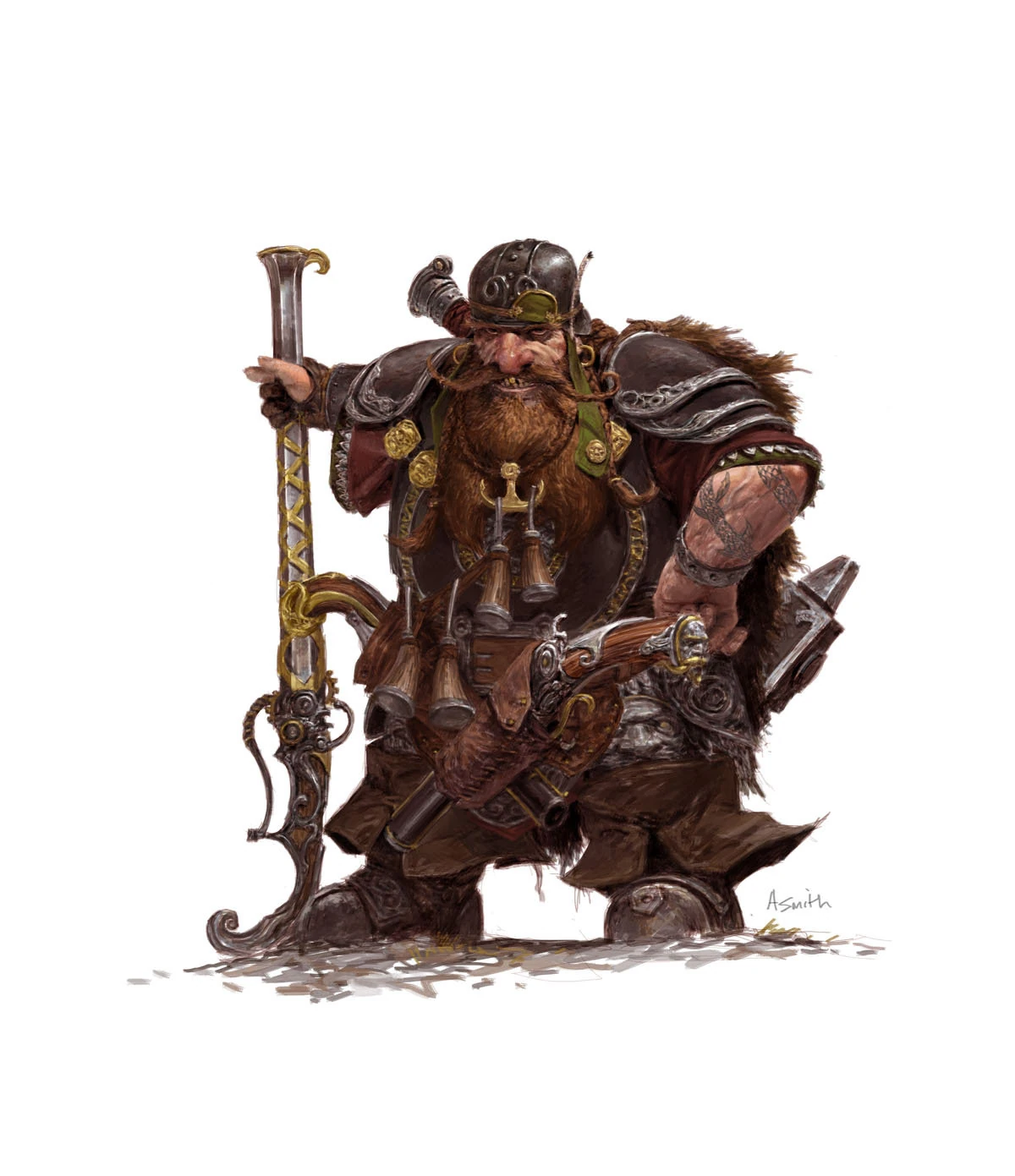 Image - Dwarf Thunderer Colour Illustration Adrian Smith.jpg ...
