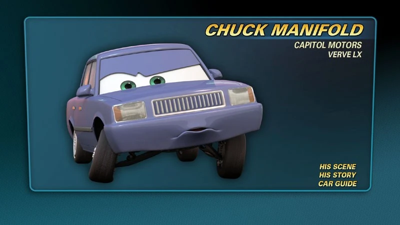 Chuck Manifold | World of Cars Wiki | Fandom powered by Wikia