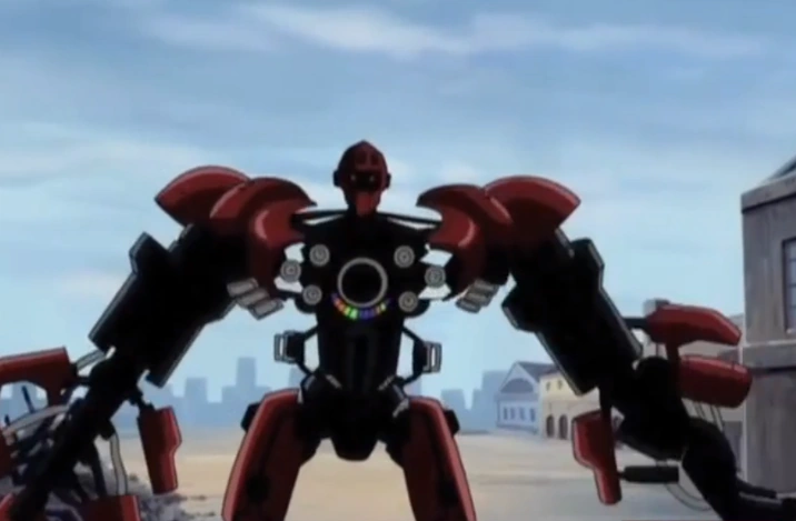 ama x7 shamblo (gundam unicorn) VS sentinels (marvel cartoons ...