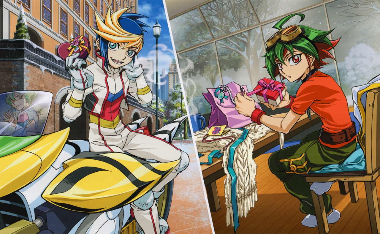 Image Arc V Valentines Day Rin Yugo And Yuyapng Yu Gi Oh Arc V Wiki Fandom Powered By Wikia