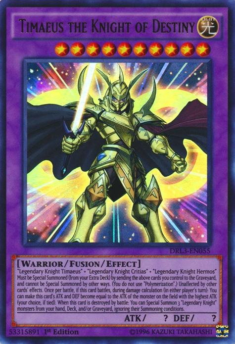Timaeus the Knight of Destiny | Yu-Gi-Oh! | FANDOM powered by Wikia