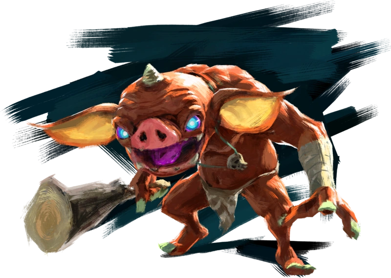 Image - Breath of the Wild Artwork Red Bokoblin (Official Artwork).png ...